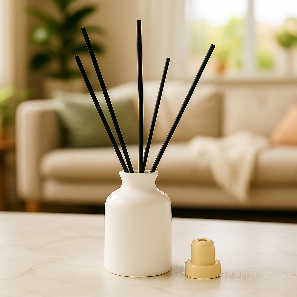White Ceramic Reed Diffuser – Just Wicks Limited